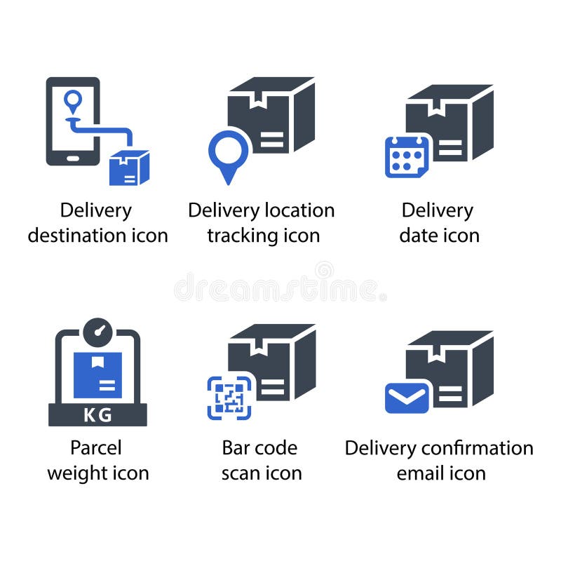 Destination, Location Tracking, Delivery Date, Parcel Weight, Bar Code Scan, Delivery ...