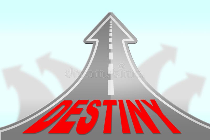 Destiny word cloud stock vector. Illustration of doomed - 225512300