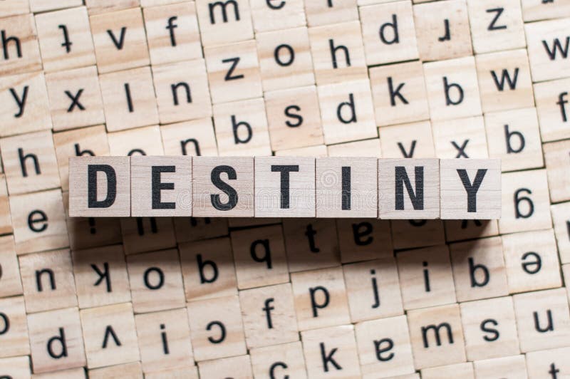 Destiny Concept With Souvenirs Around The World On Green Grass Stock ...