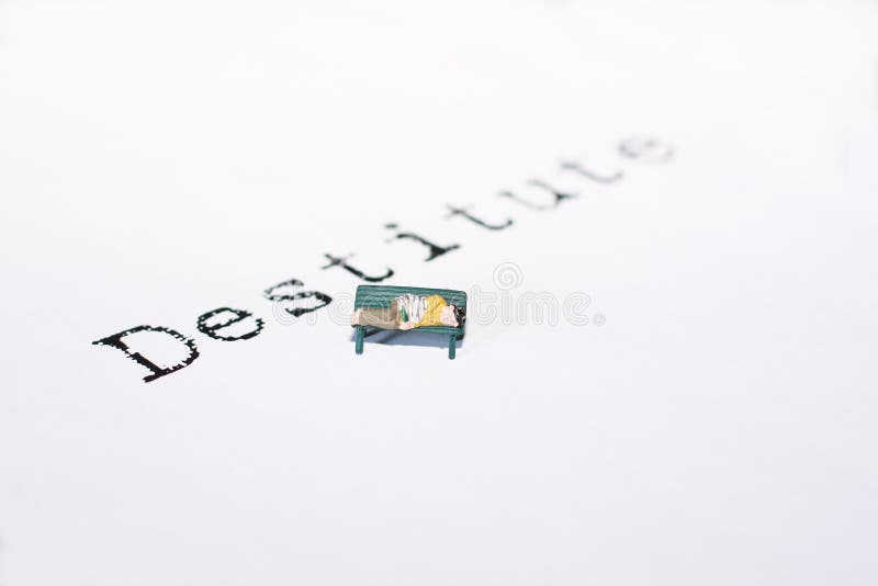 Destitute homeless person stock photo. Image of lonely - 10382866