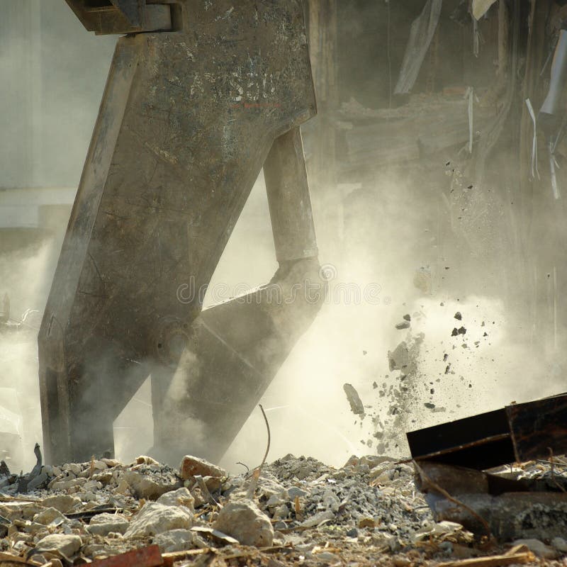 Destroy stock photo. Image of steel, power, machine, concrete - 10363898