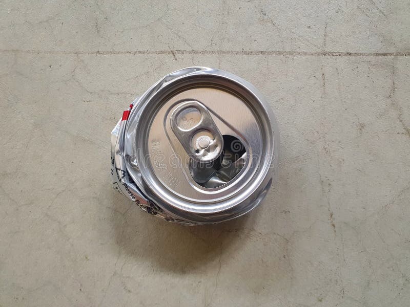 Destroy Can for Reduce Space To Put in Garbage 09 Stock Image - Image ...