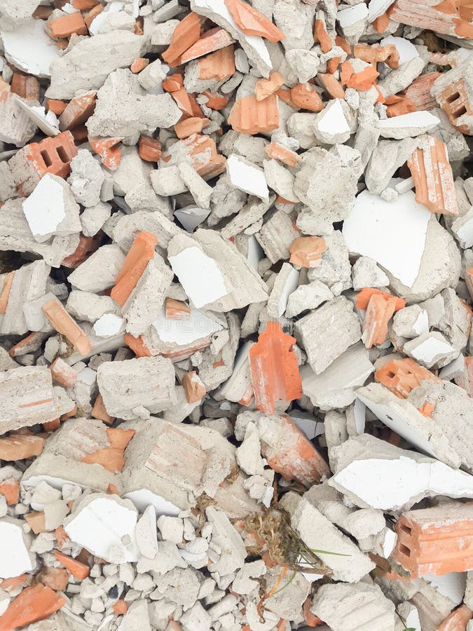 Destroy home brick. stock image. Image of construction - 74963729