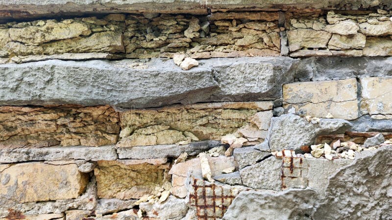 Destroying bricks wall stock photo. Image of destroi - 223409382