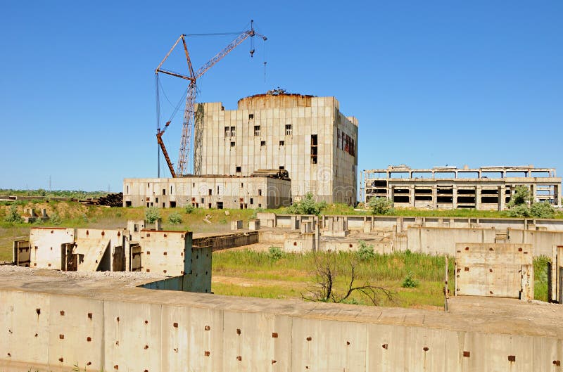 Old Destroyed Power Plant for Generating Electricity and Energy in Poor ...