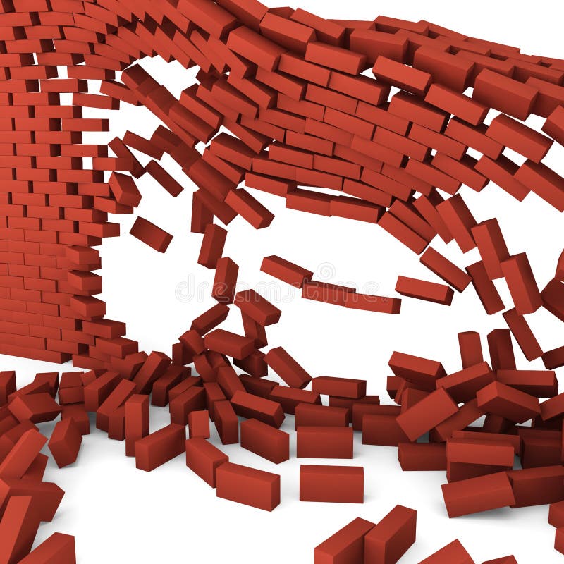 Falling Brick Wall Stock Illustrations – 360 Falling Brick Wall Stock ...