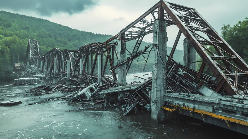 396 Destroyed Bridge Natural Disaster Stock Photos - Free & Royalty ...