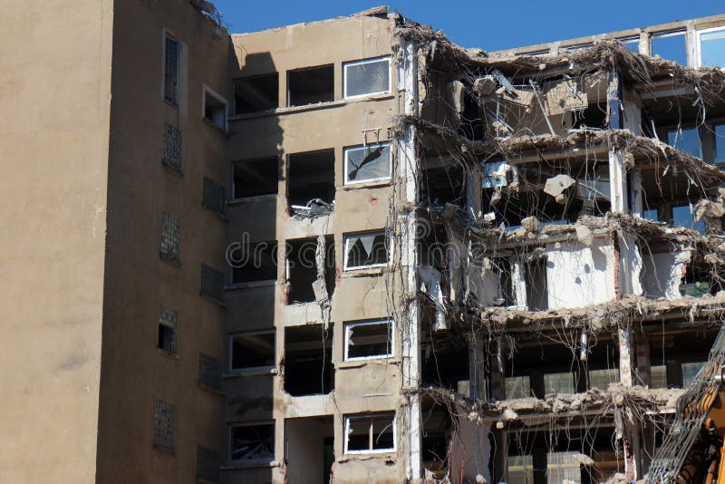 Destroyed building stock image. Image of destroy, house - 2204325