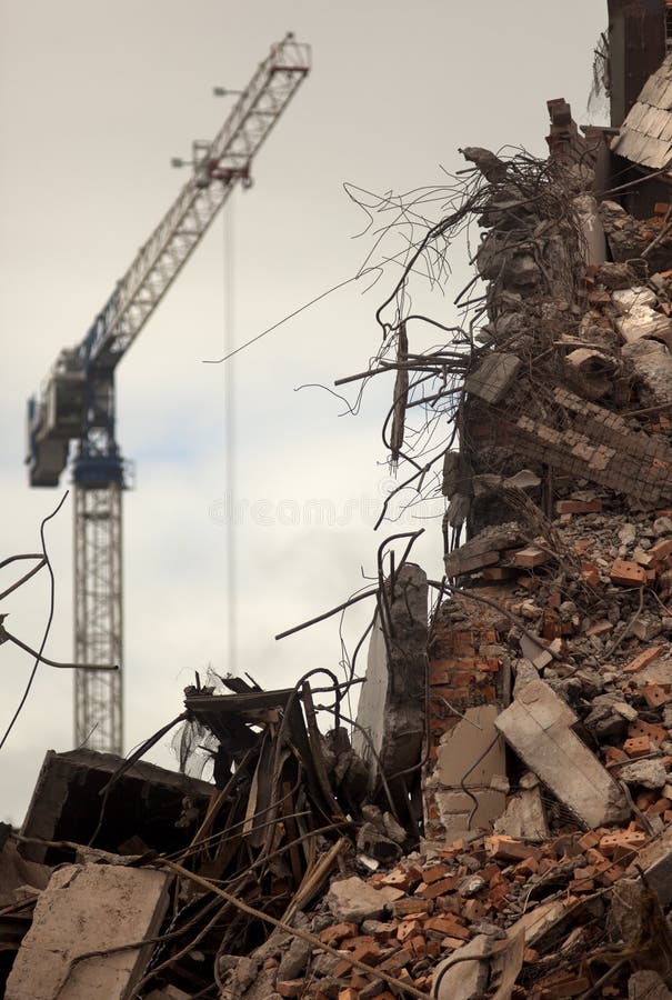 Destroyed building stock image. Image of damage, break - 30043573