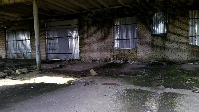 Destroyed Building Inside View Video Full Hd. Stock Footage - Video of ...