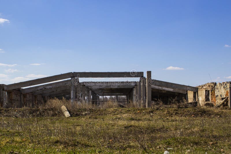 Destroyed Cow Farm after the Financial Crisis Stock Image - Image of ...