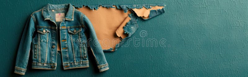 Destroyed Denim Texture: Bright Blue Jeans Background with Space for ...