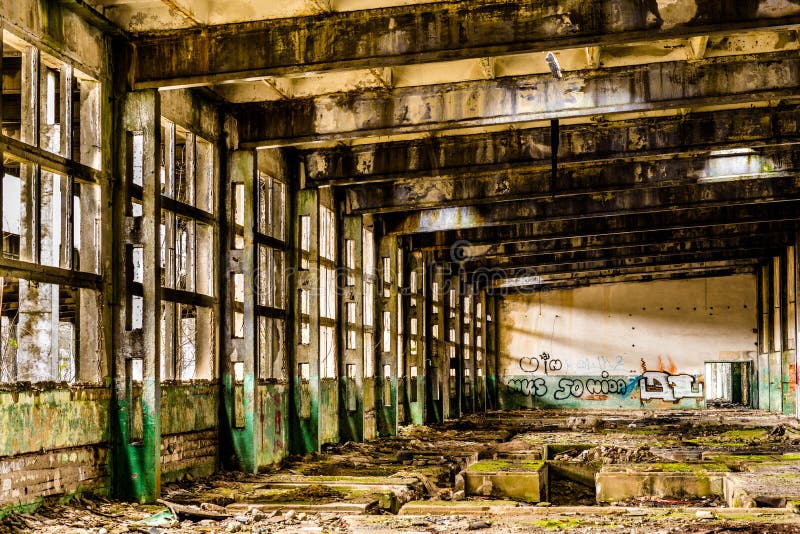 Destroyed factory editorial photo. Image of structure - 62515036