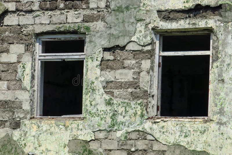 Destroyed By Fire,broken Window,burn Down,abandoned,devastate,house ...