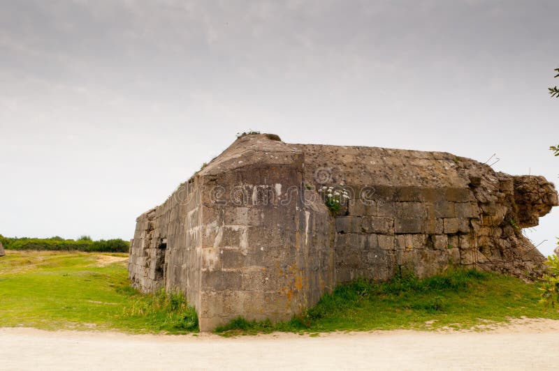 Destroyed german bunker stock photo. Image of historic - 22111568