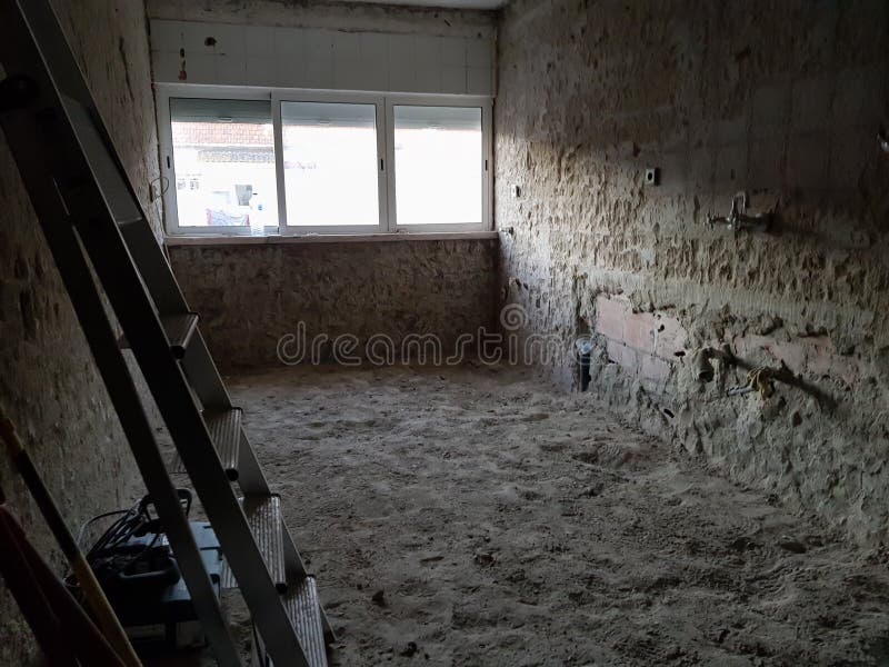 Destroyed Kitchen in the House during World War 2 at Oradour-sur-Glane ...