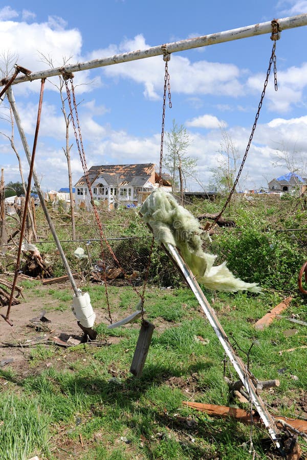 Destroyed a Playground at the Zoo after the Flood Editorial Stock Image ...