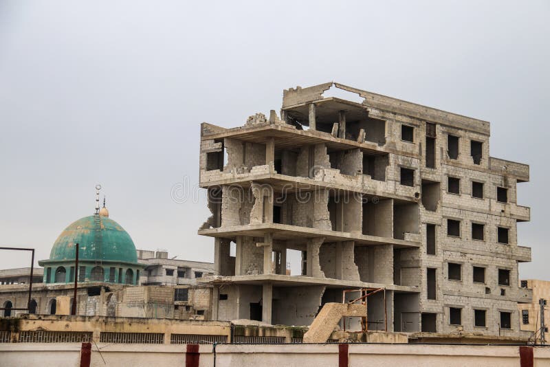 A Destroyed School in Darra in the South of Syria after ISIS Was ...