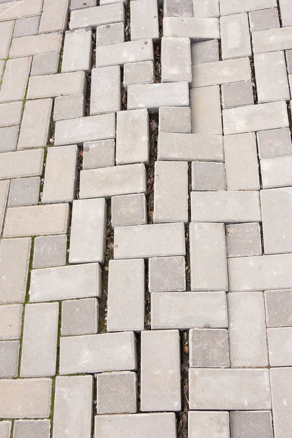 Destroyed Walkway of Pavers Stock Photo - Image of disaster, pedestrian ...