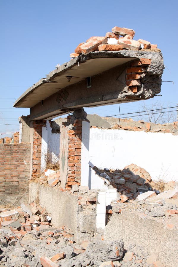 Destroyed walls stock photo. Image of earthquake, disasters - 29181972