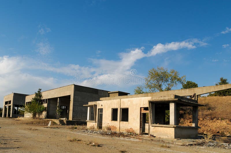 Destroying buildings stock image. Image of dirty, military - 82575021