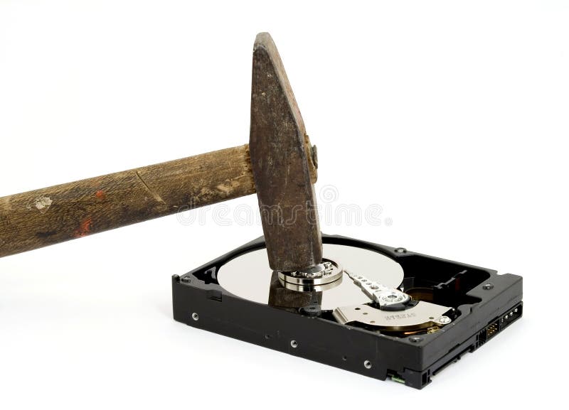 Destroying data stock image. Image of memory, backup, storage - 5334023