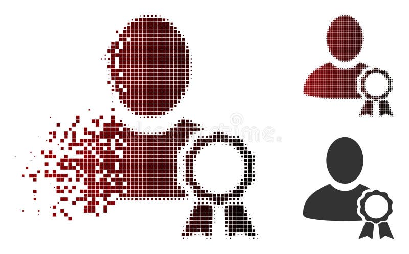 Destructed Dot Halftone User Seal Stamp Icon Stock Vector ... Destructed Dot Halftone User Seal Stamp Icon Stock Vector ...