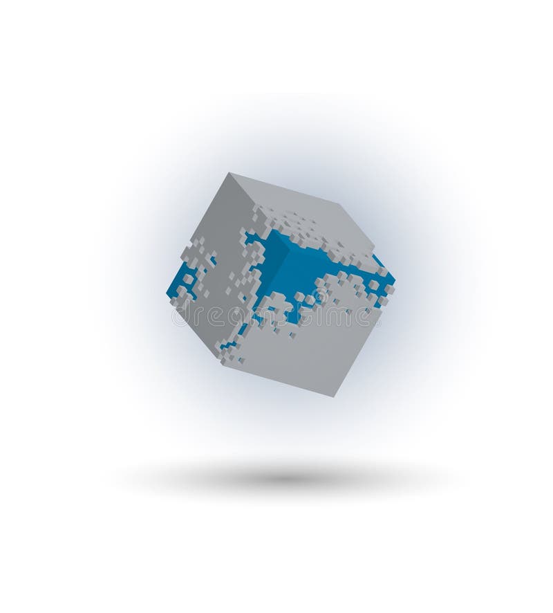 Destruction Cube Logo Stock Illustrations – 15 Destruction Cube Logo ...