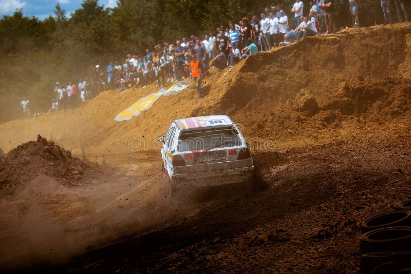 Destruction Derby Challenge Stock Image - Image of rally, autocross ...