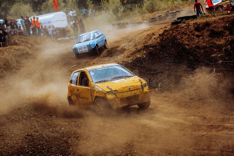 Destruction Derby Challenge Stock Image - Image of autocross, race ...