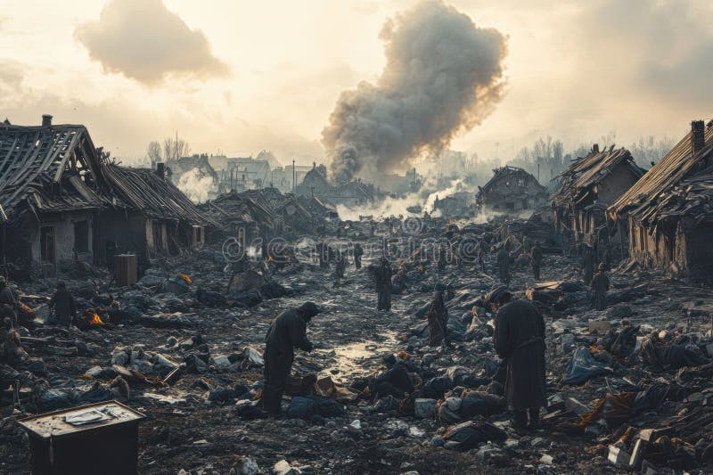 Destruction and Despair in a War-torn Landscape Capturing the Aftermath ...