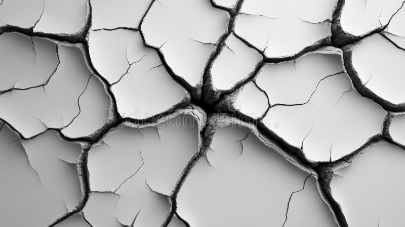 Destruction is Evident in the Form of a Black Cleft, Rift, or Broken ...