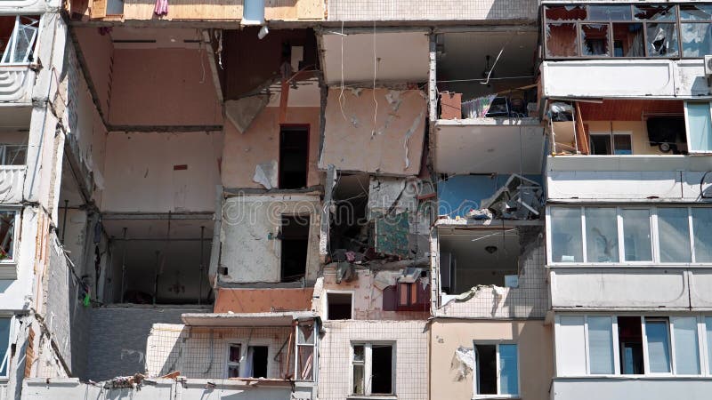 Destruction of the House from Gas Explosion Stock Footage - Video of ...