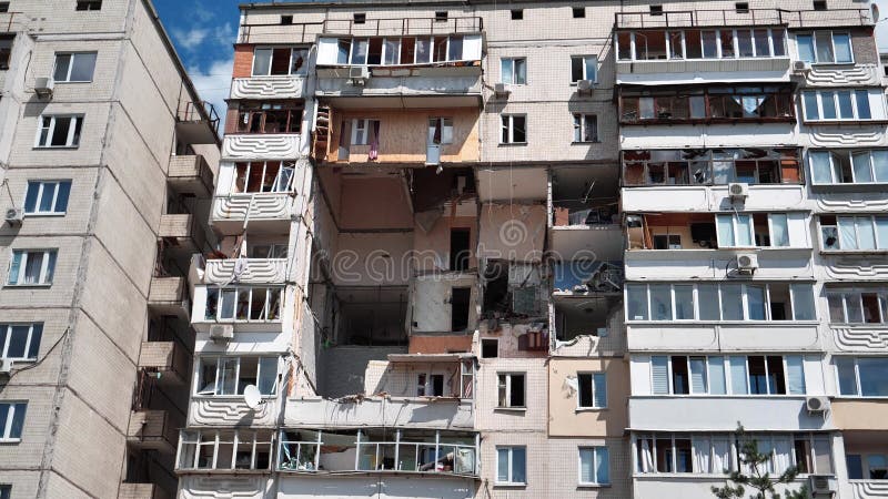 Destruction of the House from Gas Explosion Stock Footage - Video of ...