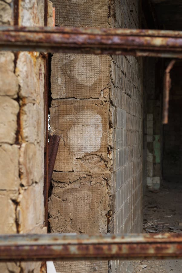 Looking Deep into the Room of an Old Abandoned House Stock Photo ...