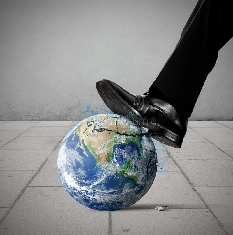 Destruction of the world stock photo. Image of clouds - 29654850