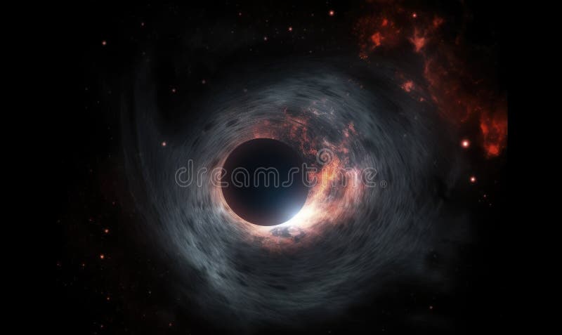 Destructive Black Hole Pulling Planet into Space Abyss Creating Using ...