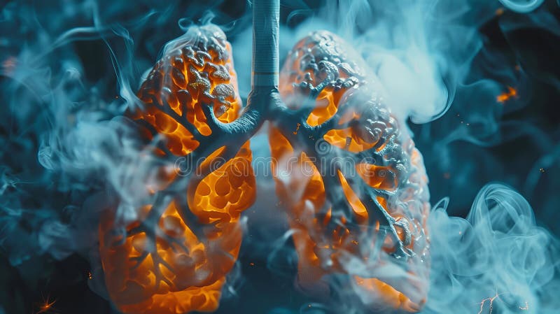 Destructive Impact of Cigarette Poison Harmful Smoke Causing Severe ...