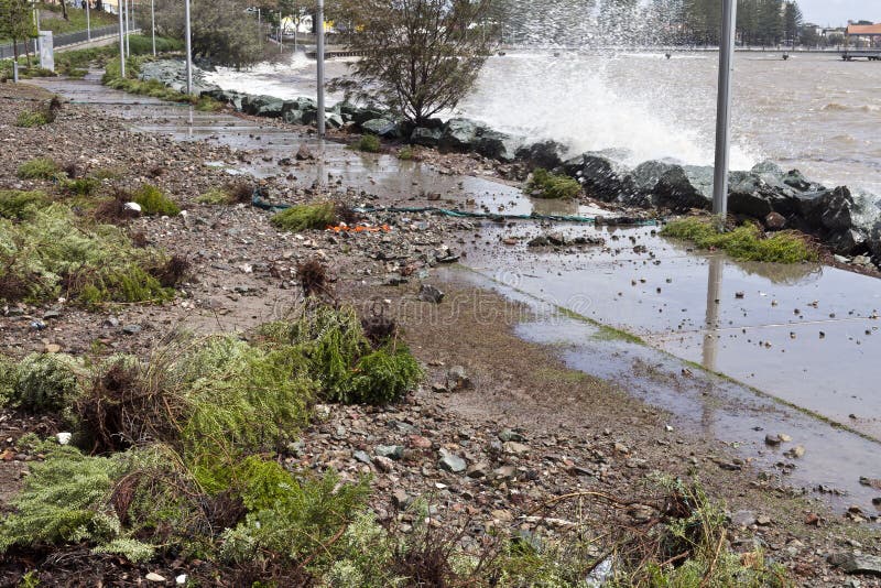 Destructive Storms stock photo. Image of beach, coast - 28944710