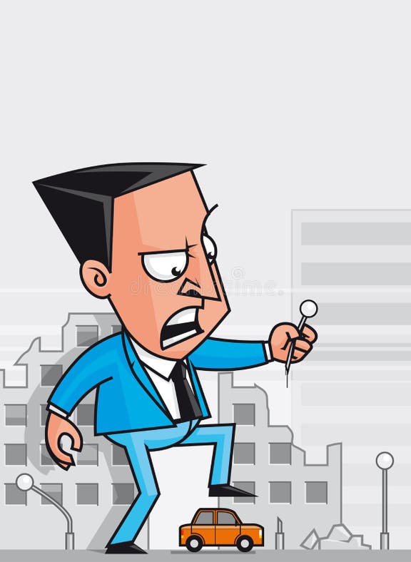 Destructor ilustración del vector. Ilustración de vector - 25205583