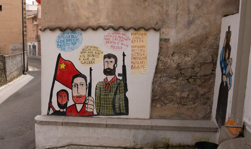 Desulo, ITALY - 15 December 2024- Traditional Murals in the Streets of ...