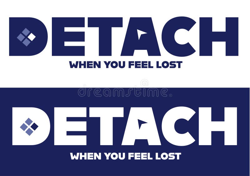 Detach when You Feel Lost for Mental Health Stock Illustration ...