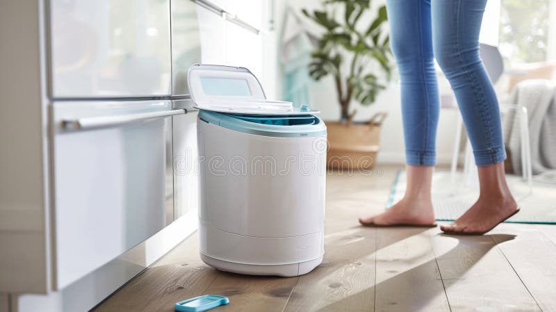 The Detachable Dustbin Designed for Easy Emptying and Cleaning Ensuring ...