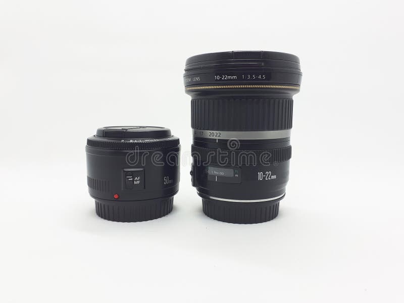 Detachable Lens for DSLR Camera on White Isolation Background 13 Stock ...