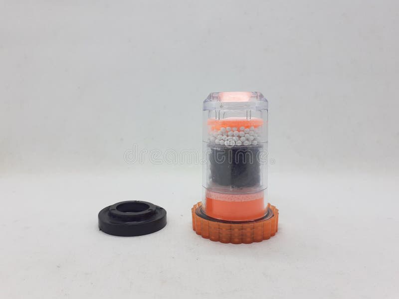 A Detachable Water Tap Filter on White Isolation Background Stock Photo ...