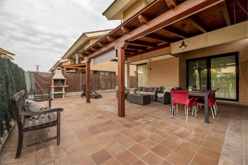 Detached Chalet Plot with Clay Floor and Half-timbered Porch with ...