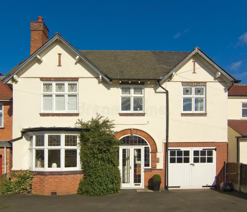 Detached house stock photo. Image of detached, home, landscaping - 35905866