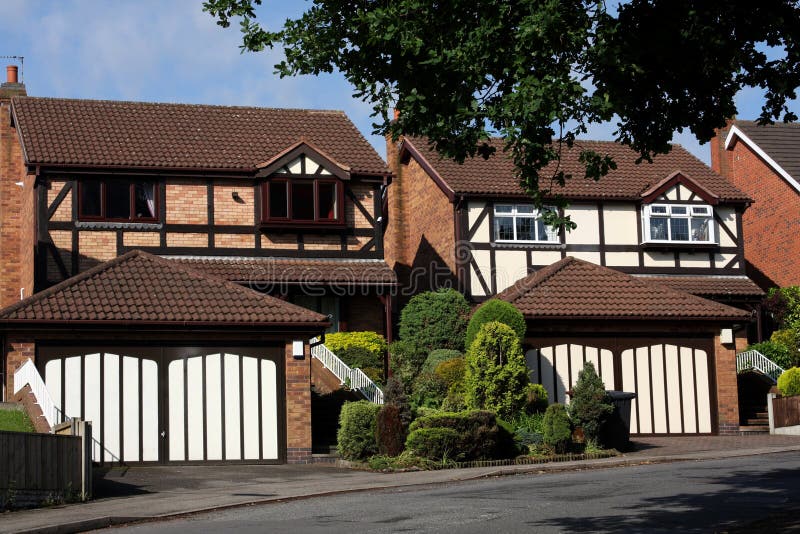 Detached Houses stock image. Image of home, property, estate - 5390185