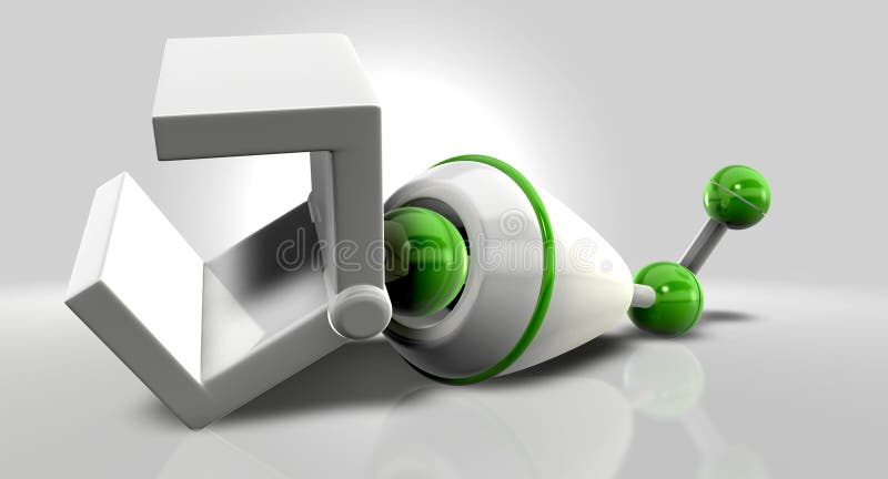 Detached Mechanical Arm stock illustration. Illustration of ...