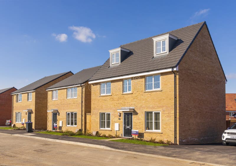 Detached New Build Homes. UK Editorial Image - Image of home ... Detached New Build Homes. UK Editorial Image - Image of home ...
